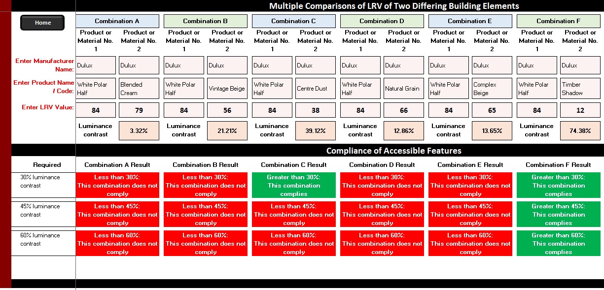 Luminance Contrast Assessment Tool Example 4 – Luminance Contrast ...